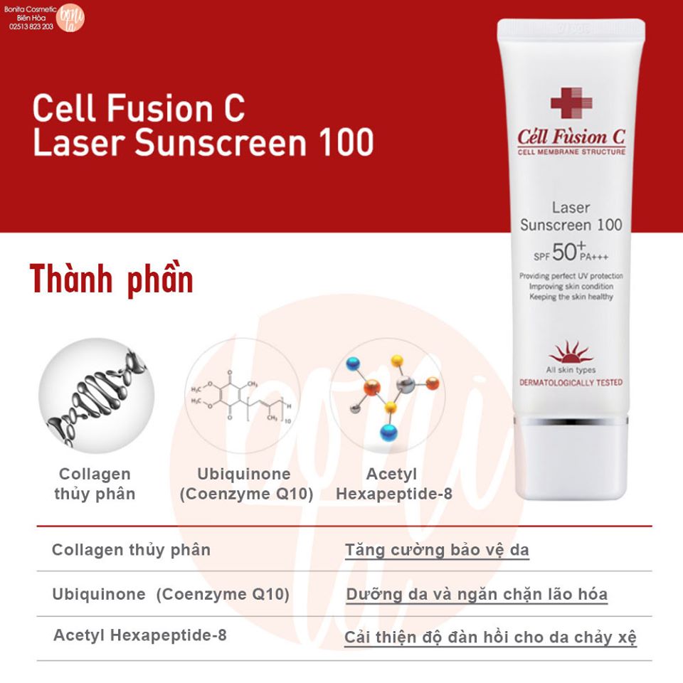 Kem Chống Nắng Cell Fusion C Laser Sunscreen 100 SPF50+PA+++ (50ml ...