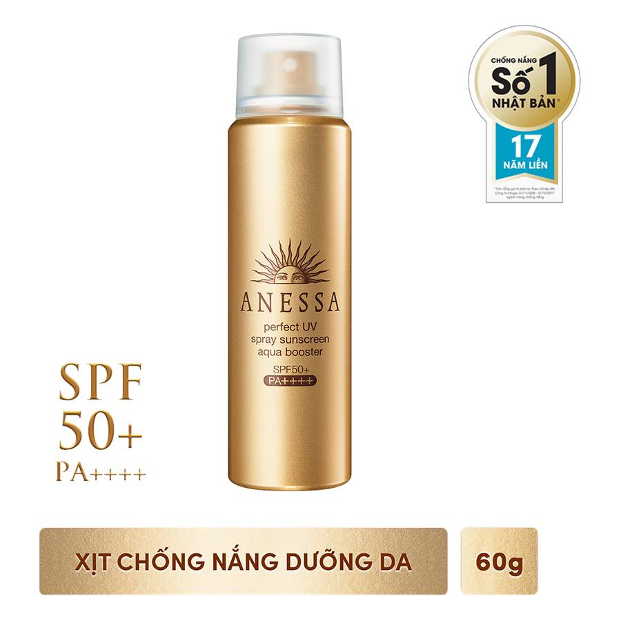 Xịt Chống Nắng Shiseido Anessa Perfect UV Spray Sunscreen SPF 50 (60g ...