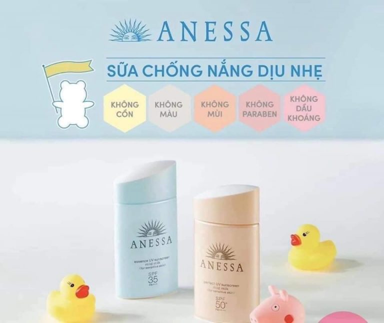 Kem chống nắng cho da nhạy cảm và trẻ em Anessa Moisture UV Sunscreen ...