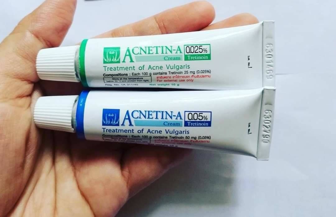 Kem Trị Mụn Vitara Acnetin-A 0.025% Tretinoin (10g) – Bonita Cosmetic Shop