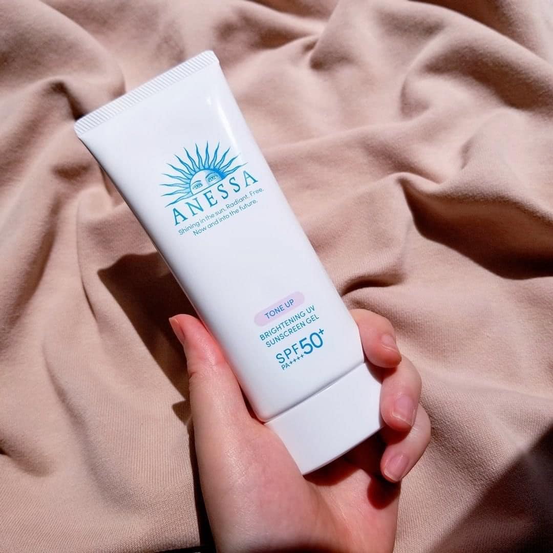 Gel Chống Nắng Dưỡng Sáng Nâng Tông Anessa Tone Up Brightening UV Sunscreen Gel SPF 50+ PA ...