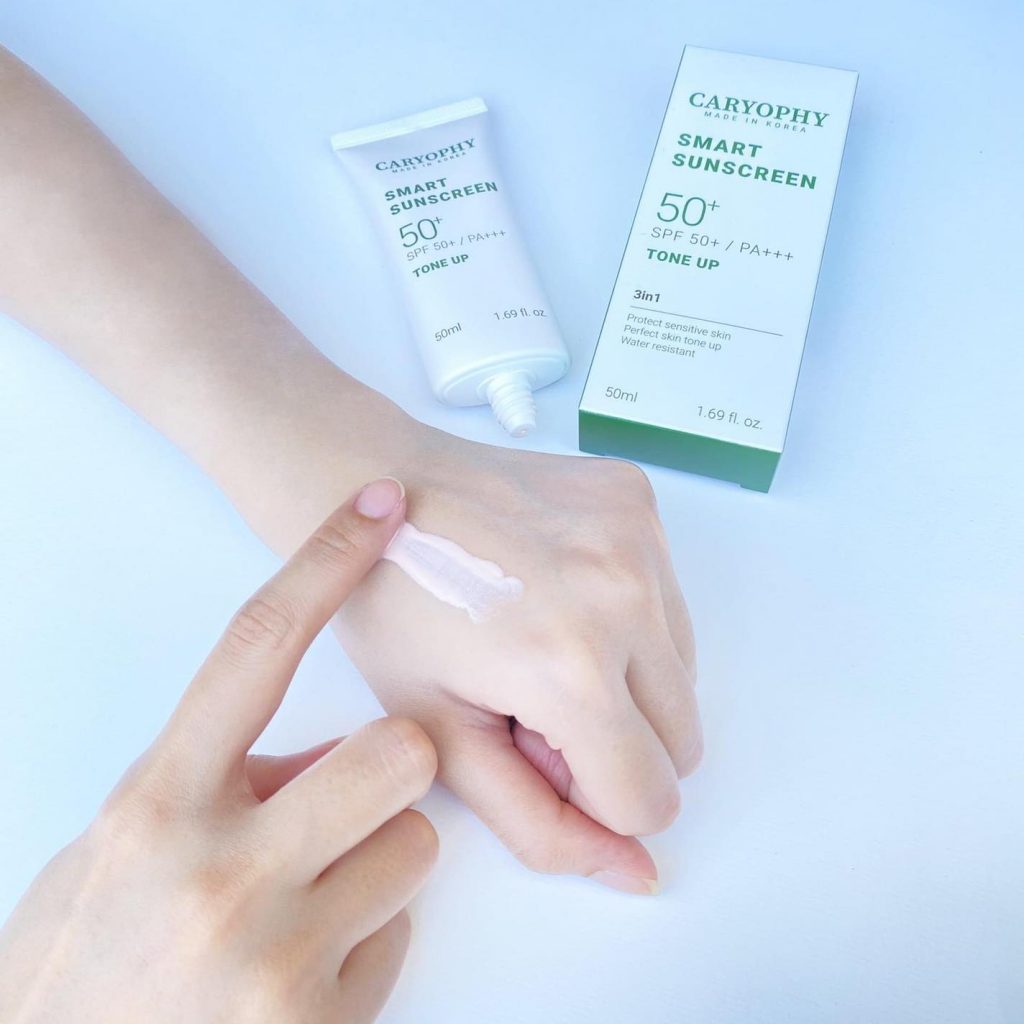 Kem Chống Nắng Nâng Tone Caryophy Smart Sunscreen Tone Up SPF50+ PA ...