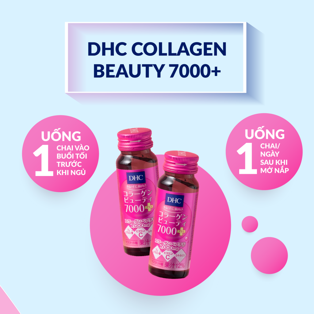 Collagen Nước DHC Dưỡng Ẩm, Ngừa Lão Hoá Collagen Beauty 7000 Plus (Hộp ...